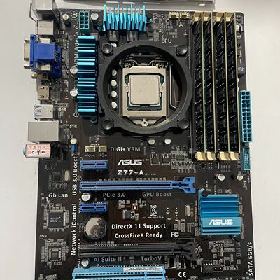 华硕Z77Ai73770K32G内存原装挡板无锈迹-议价