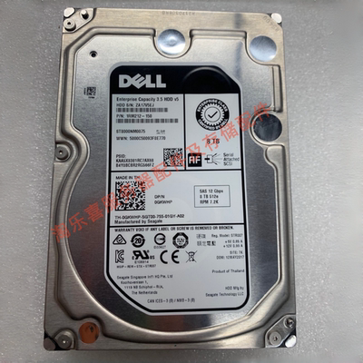 DELL 0GKWHP ST8000NM0075 8T 7.2K 3.5 SAS 256M 12Gb服务器硬盘