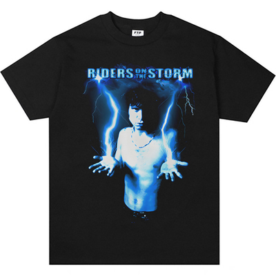 Riders On The Storm The Doors古着T恤复古vintage男女宽松短袖t