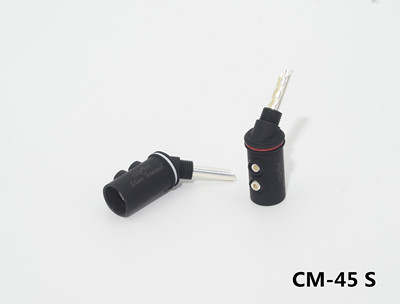 CMaudio喇叭线香蕉插镀金香蕉插