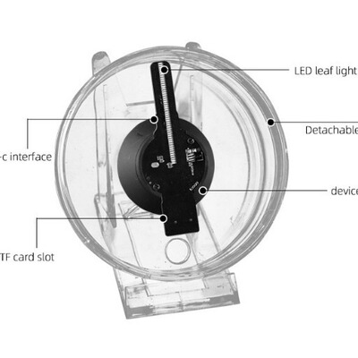 新款11CM桌面透明式裸眼3D全息广告机风扇屏HOLOGRAM LED FAN