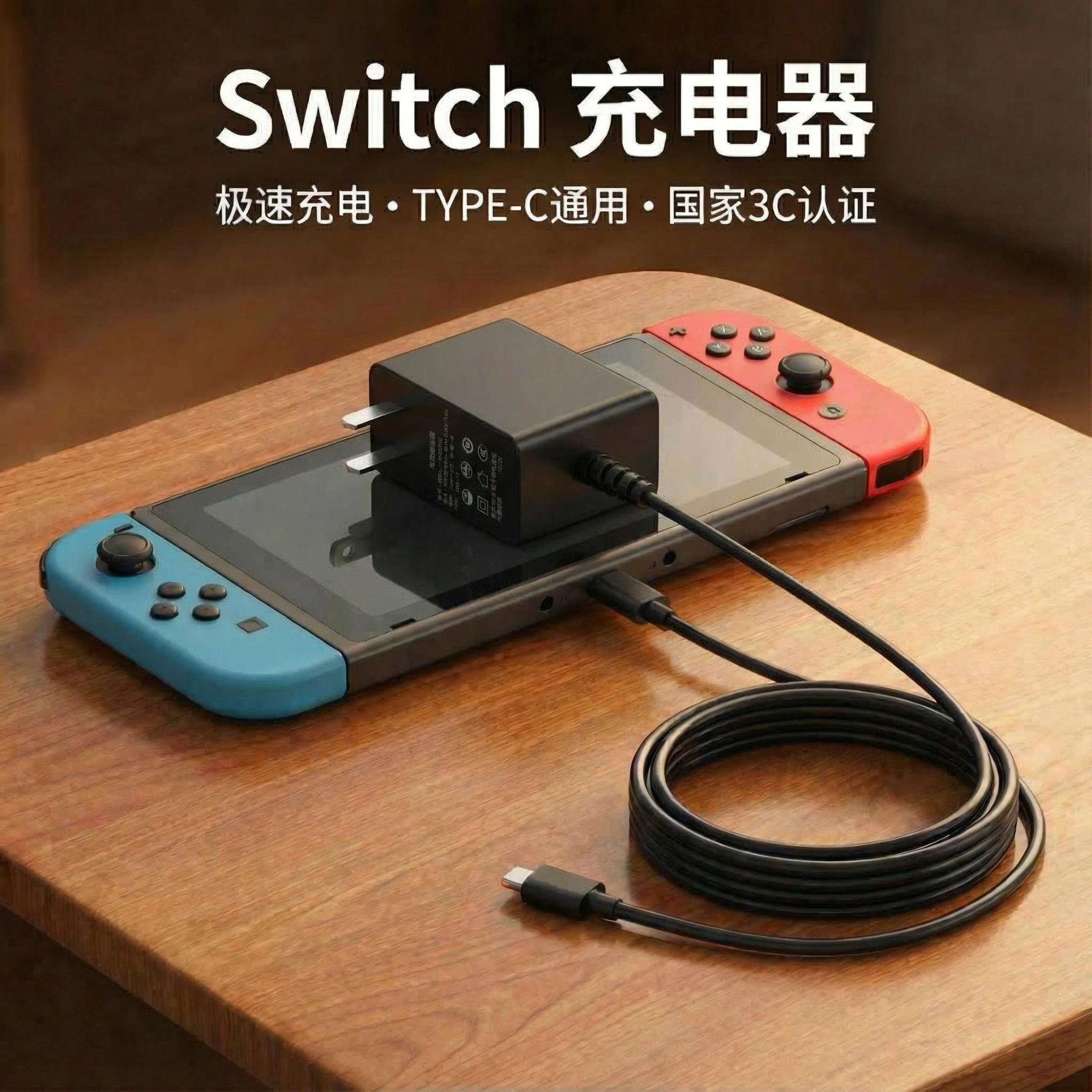 Switch便携底座氮化镓PD快速充电器10W Steam deck NS游戏机连接电视扩展坞转换器OLED转接头HDMI电源适配器