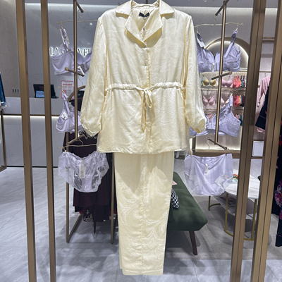 Laclover兰卡文桑蚕丝加厚睡衣