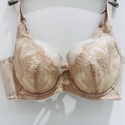 华歌尔铂尔西WB88G5薄款大胸DEF杯显小侧收副乳女大码文胸799