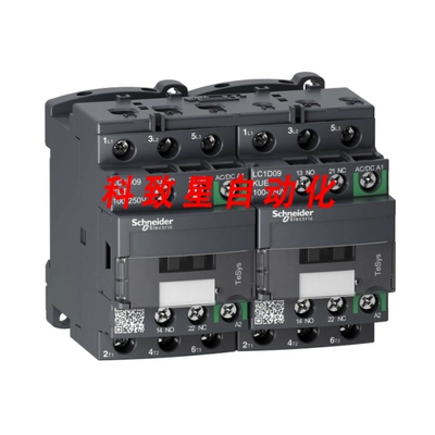 工业配件LC2D09KUE换向接触器3P-=440V-9A AC-3-100.250V AC/DC线