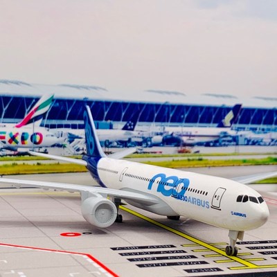 空客A330Neo宽体机合金模型玩具男孩大仿真摆件