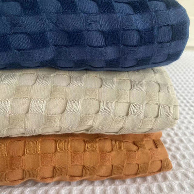 外贸好料竹棉蜂巢床单单件