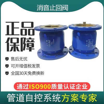 法兰消声止回阀HC41X-16