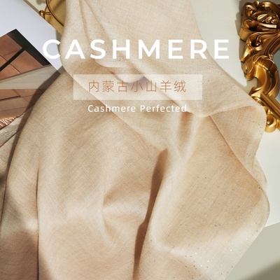 2025新款意式钻石纯羊绒纱贵妇亮片坠入星河外搭披肩空调保暖围巾