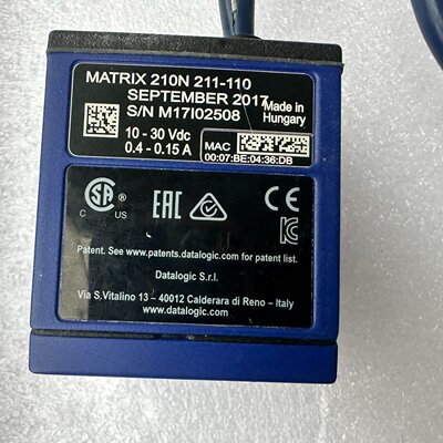 Datalogic 得利捷 Matrix210N-211-110-可换可修