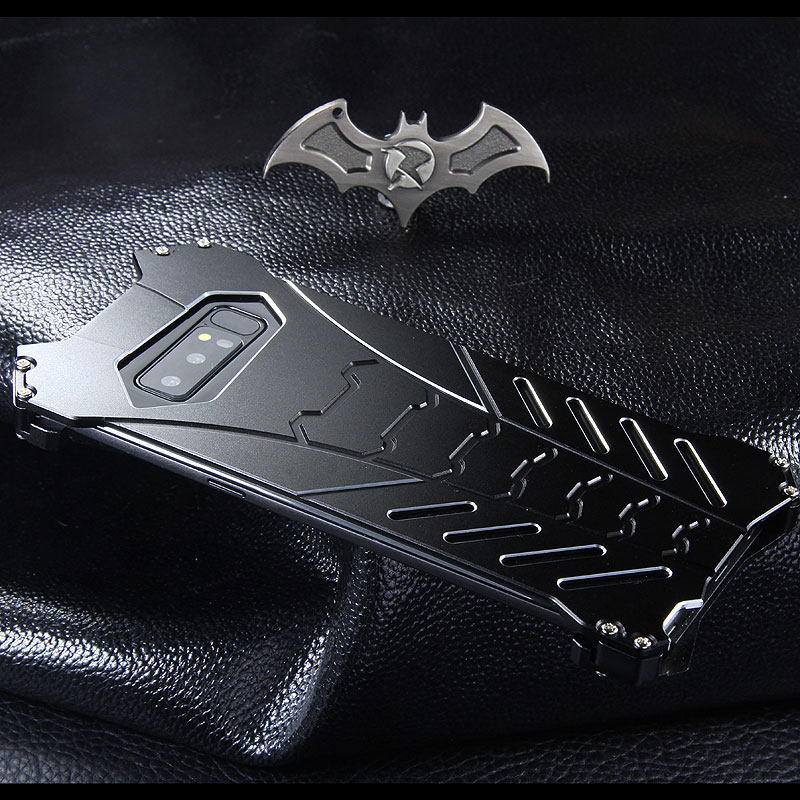 R-Just Batman Shockproof Aluminum Shell Metal Case with Custom Bataran ...