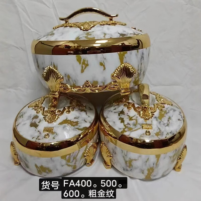 4L-5L-6L 3PCS外贸跨境保温盒新款 Food Warmer Container