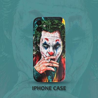 Smoking joker iPhone13pro max case 11XR man casing适用苹果12 13mini手机壳软壳小丑ip14promax