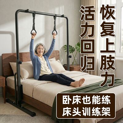 卧床锻炼床上上肢运动恢复家用悬挂式上肢肌力单双杠床头训练架
