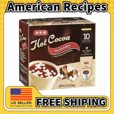 美国直邮HEB Hot Cocoa with Marshmallows 棉花糖热可可粉168g