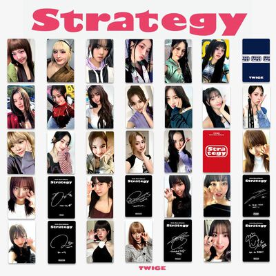TWICE Mini14 Strategy周边随机小卡 Withmuu特典小卡 ONCE专辑卡