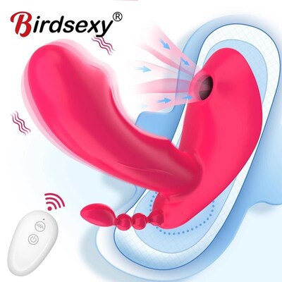 Sucking Vibrator Women Wearable Vagina Clitoris Stimulator l