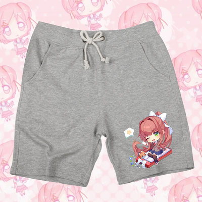 DokiDoki心跳文学部steamQ版周边二次元印花短裤宽松运动五分裤男