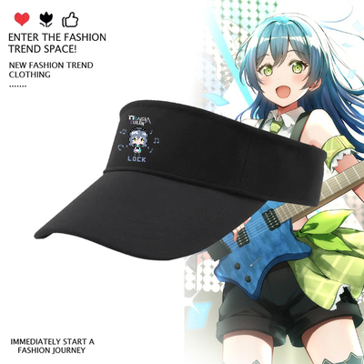 bang dream RAISE A SUILEN朝日六花和奏瑞依周边印花遮阳空顶帽