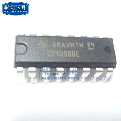 【高科美芯】IC集成电路CD4098BE DIP16直插 CMOS双单稳态触发器