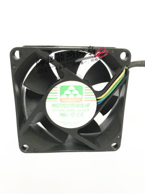 全新 MAGIC 永立 MGT7012YR-W25 HF 12V 0.39A 7025 4线散热风扇
