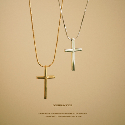 DosPuntos基础款十字架项链