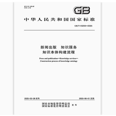 GB/T 45256-2025 新闻出版 知识服务 知识本体构建流程