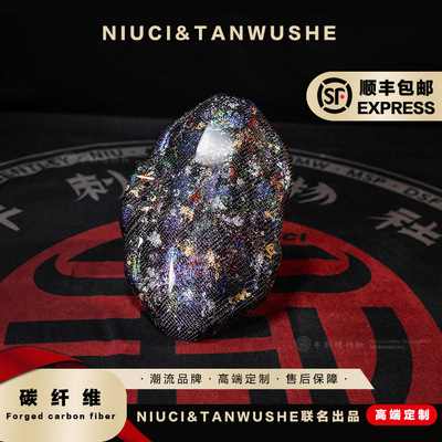 小牛n1s/nqi/u+/uqi改装bibi工厂斜纹多箔碳纤维电摩后挡泥板后盾