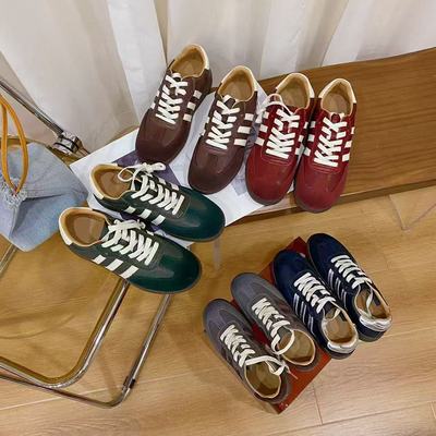 韩版真皮时尚休闲运动鞋女