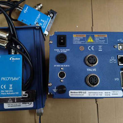 台州设备诺信点胶机控制器，7361217，喷阀7361283.