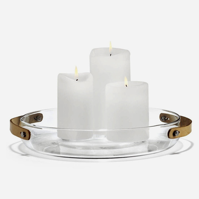 丹麦holmegaard无铅水晶玻璃烛台