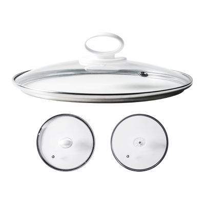 适配美的MC-HGE2811B电炒锅炒菜电热火锅不粘电煮锅25cm玻璃盖子