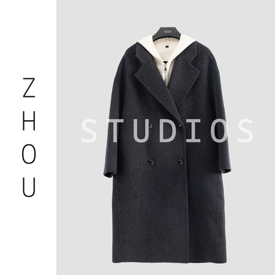 砾石深灰高端设计感小众外套-17410