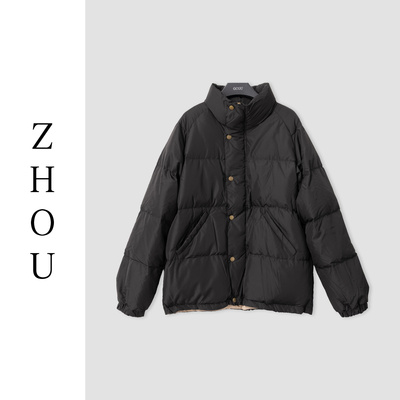 （周哥甄选）黑色羽绒外套-30932