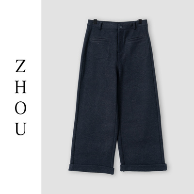 （周哥甄选）藏蓝色裤子-32884