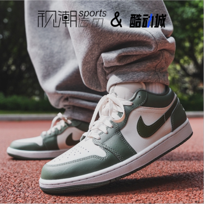 AJ1绿白舒适复古运动篮球鞋