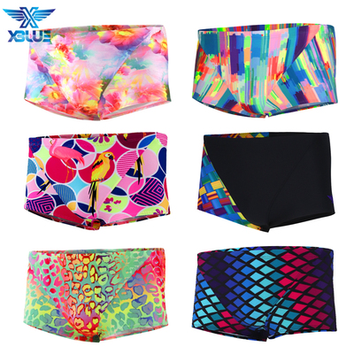 2024韩国XBLUE儿童泳裤男大童中童小童平角泳裤比赛泳裤竞速泳裤