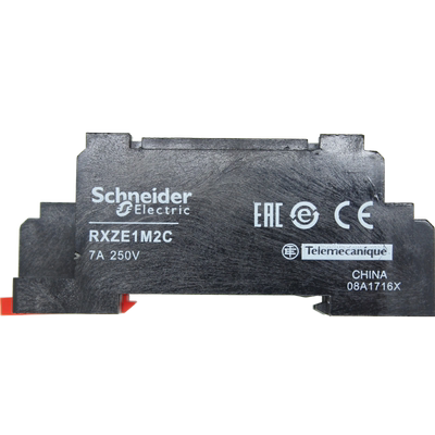 施耐德 RXZE1M2C 小型中间继电器底座 8孔 两开两闭 250V 7A