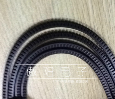 黑色护线套齿形自由绝缘保护套