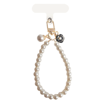 珍格珍珠茶花小吊坠手链