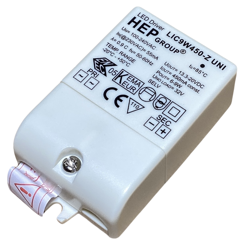 9W易接线小电源13-20V LIC9W450-Z Uni LED驱动变压器 450mA