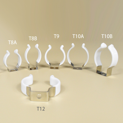 卡扣ourving锰钢灯管夹子T13T14