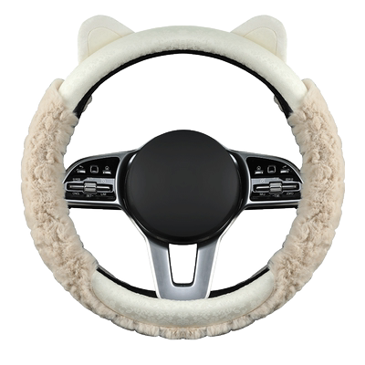 比亚迪海鸥可爱毛绒冬季保暖把套