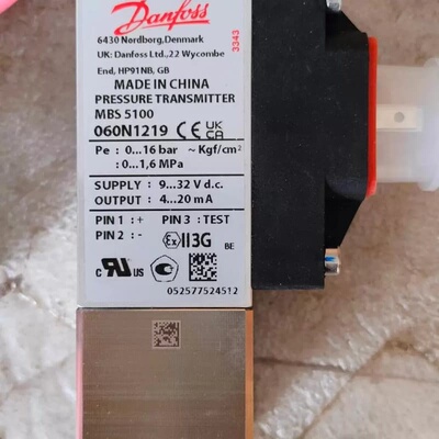售前询价060N1219压力感测器 丹佛斯0-16bar工控自动化配件议价维