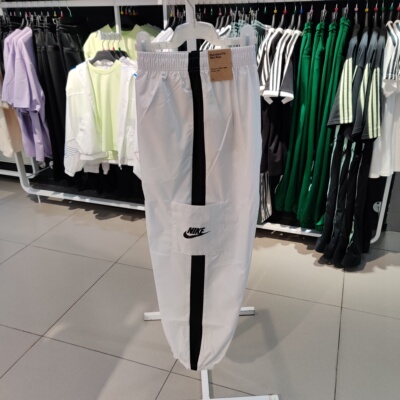 耐克梭织长裤23年秋季女性CJ7347-100黑/白/（黑）