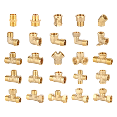 斐格4分水管接头配件全铜加厚