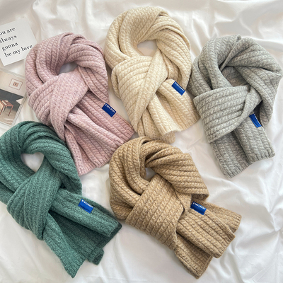 NikkiHaley日系针织围巾