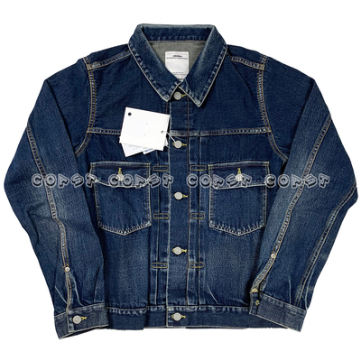 Visvim现货限定水洗牛仔夹克