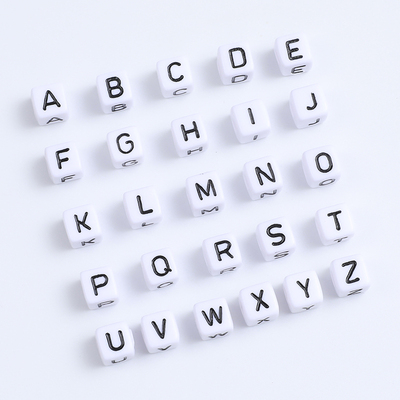 10x10mmDIY英文字母亚克力