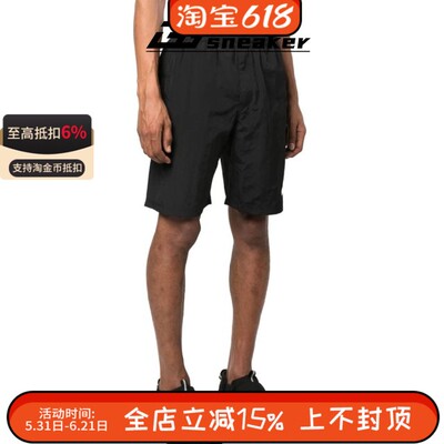 山本耀司Y-3轻质速干短裤男子小标休闲直筒宽松透气运动裤H63016